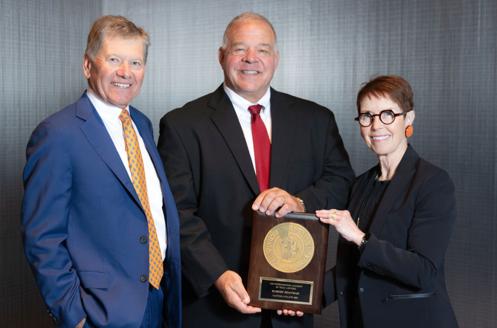 Bob Boatman Inducted Into International Academy of Trial Lawyers ...